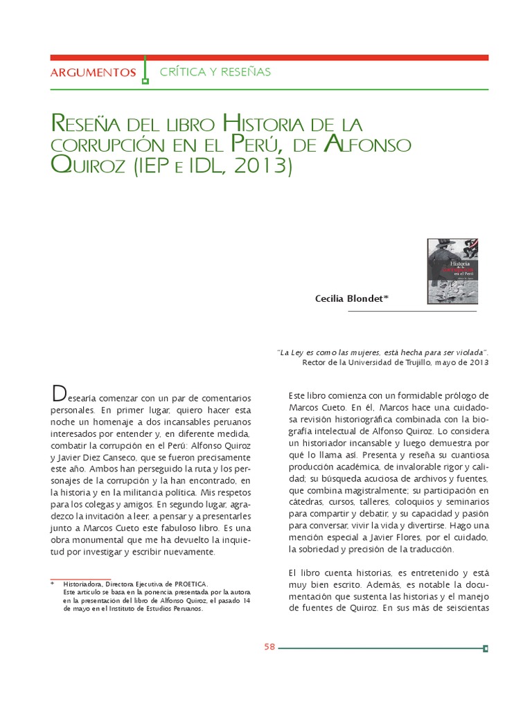 Historia De La Corrupción Pdf Corrupción Política Esclavitud