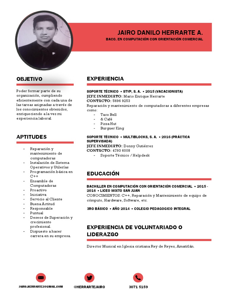 CV Jairo Herrarte | PDF
