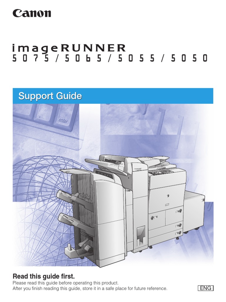 Canon Ir-5075 Manual Usuario PDF | PDF