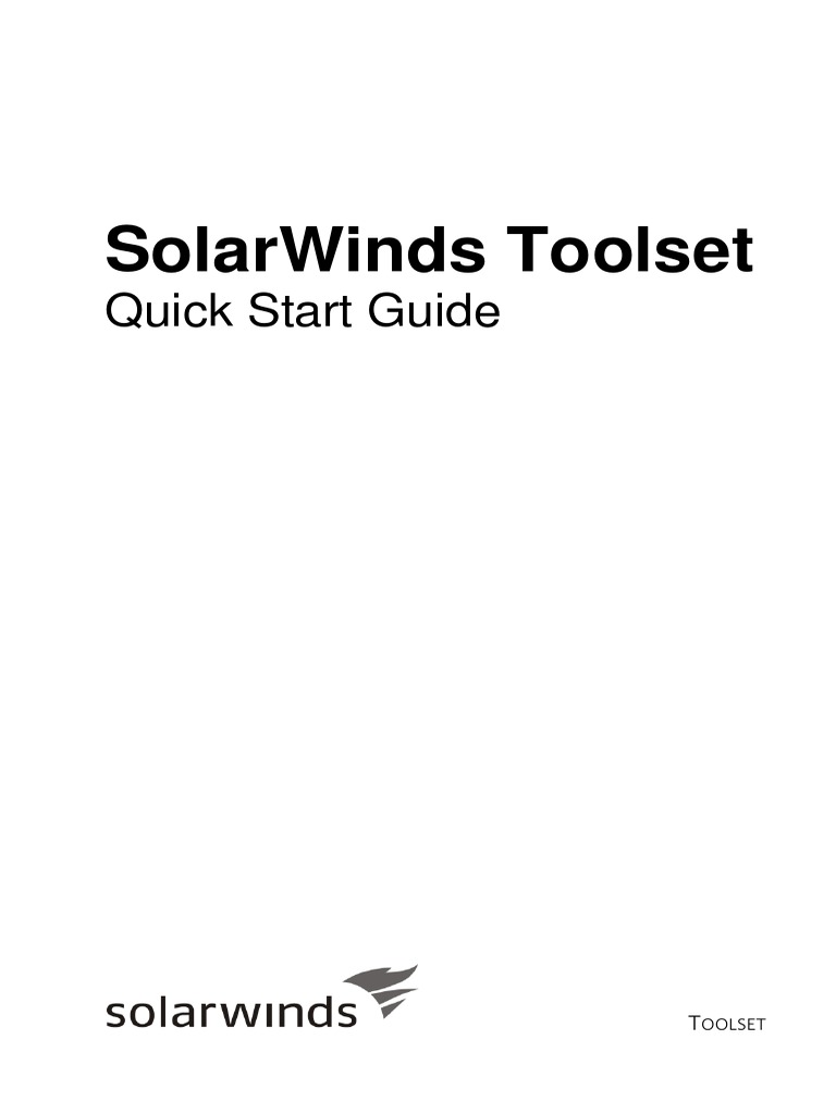 Tool Set Quick Start Guide | PDF | Microsoft Windows | Computer Network