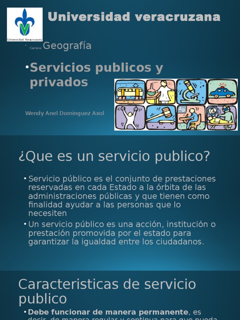 Servicios Privados y Publicos | Calidad (comercial) | Servicios ...