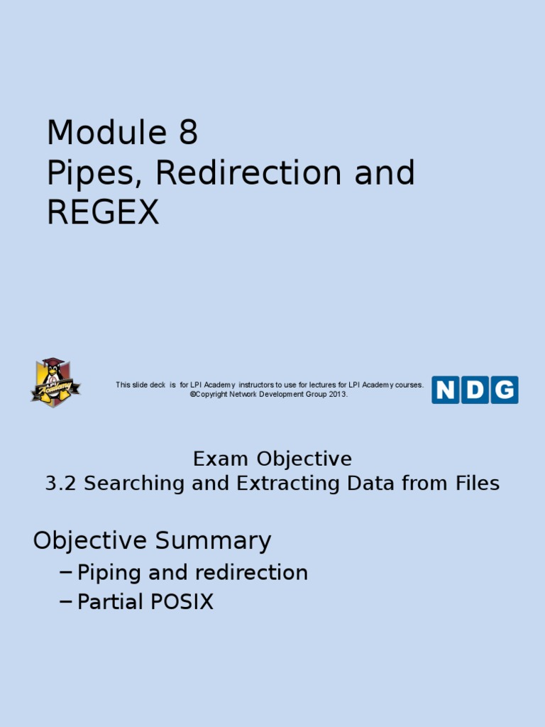 Pipes, Redirection and Regex | PDF | Unix | Utility Software