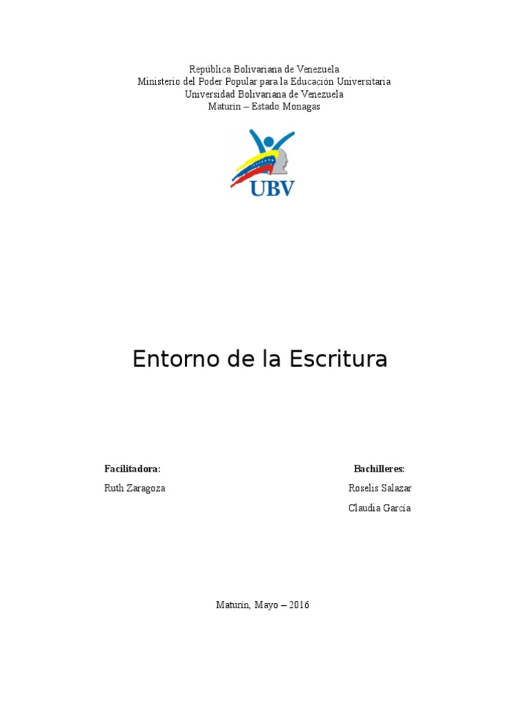 Características de La Escritura | PDF | Escritura | Información