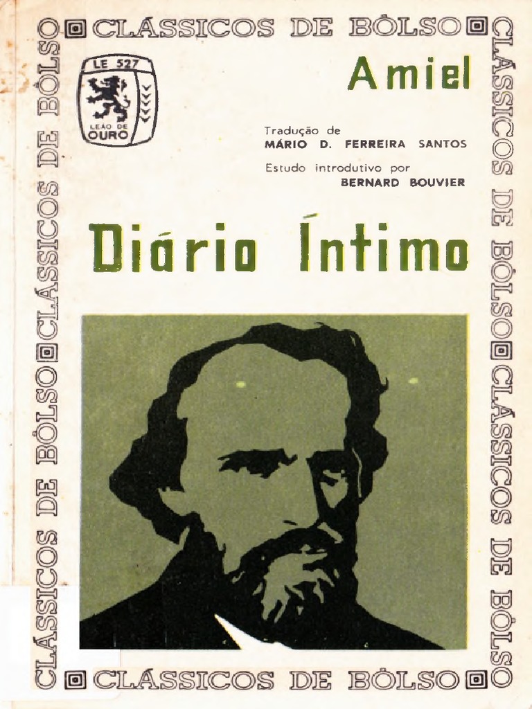 Henri-Frédéric Amiel - Diário Íntimo | PDF