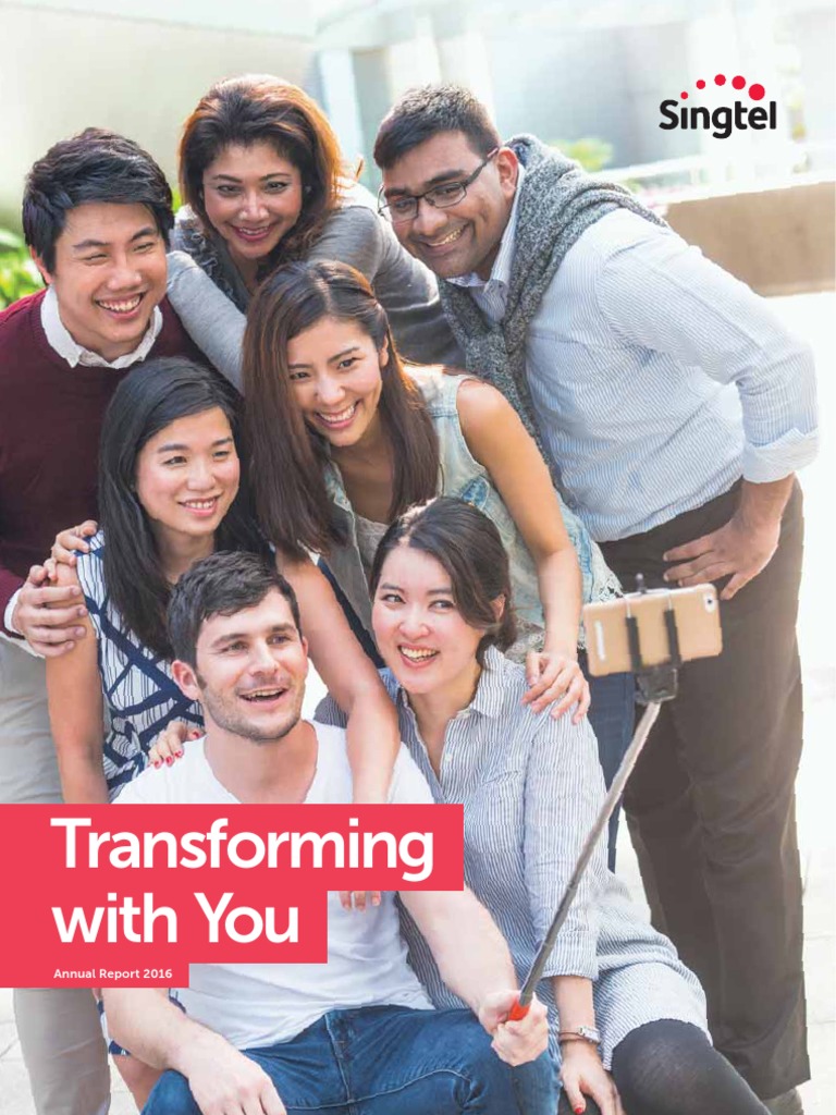 Singtel Annual Report 2016 | PDF | Financial Statement | Dividend
