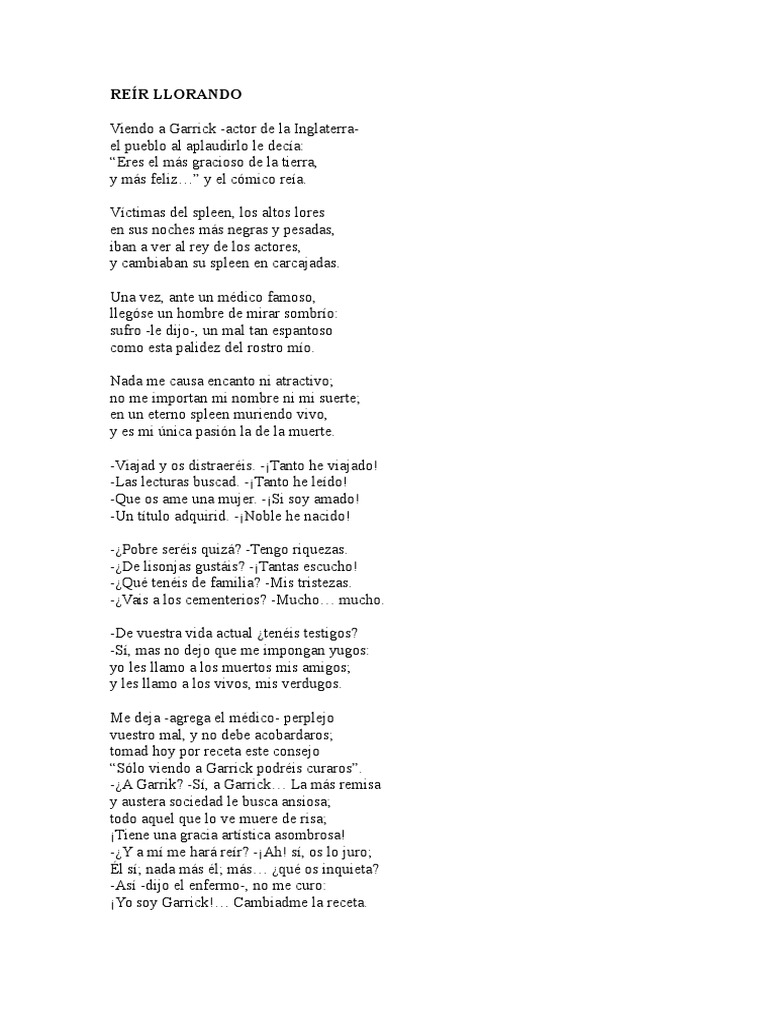 Reír Llorando | PDF