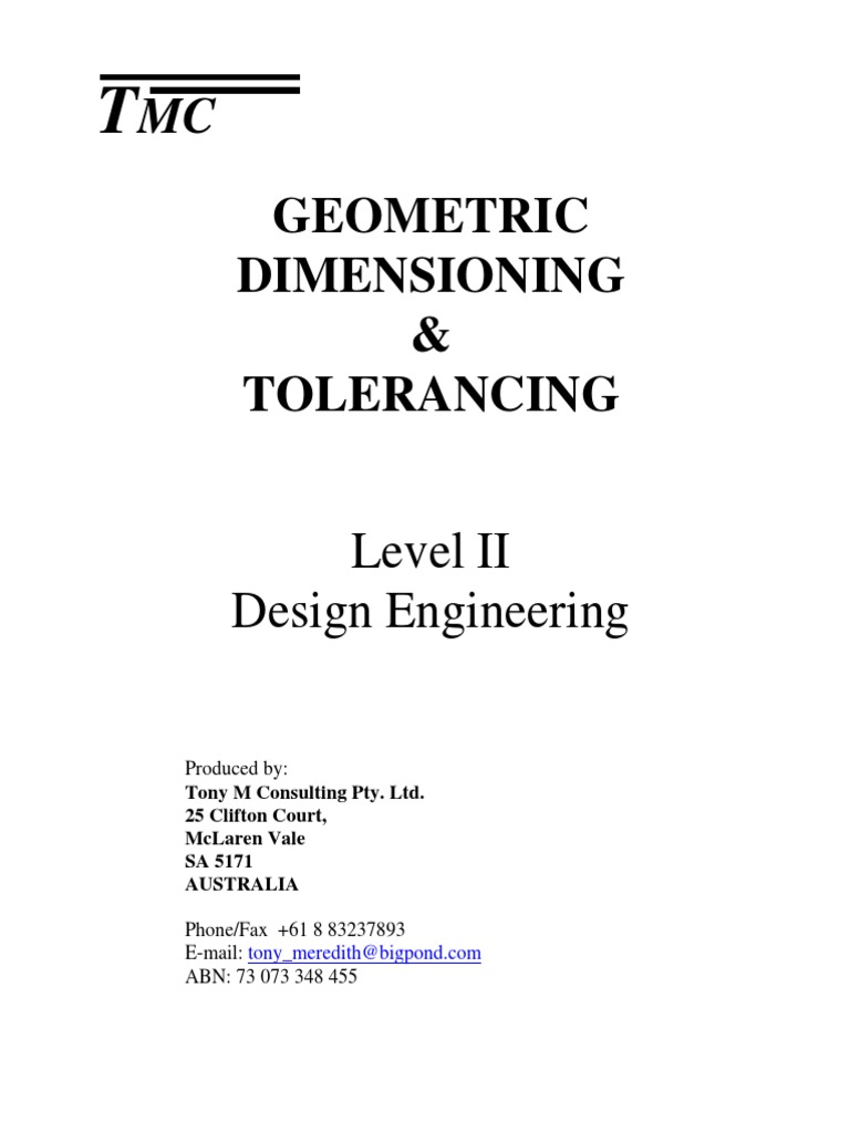GD&T Book Complete | PDF | Engineering Tolerance | Technical Drawing