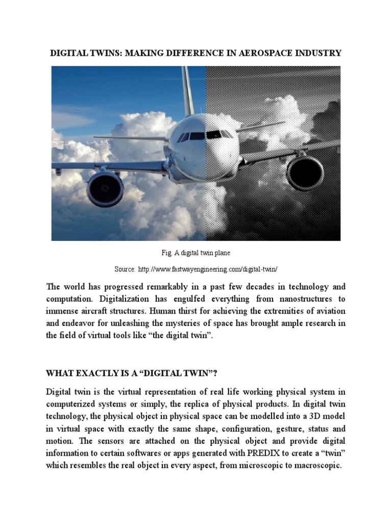 Digital Twins | PDF | Aerospace Engineering | Aircraft