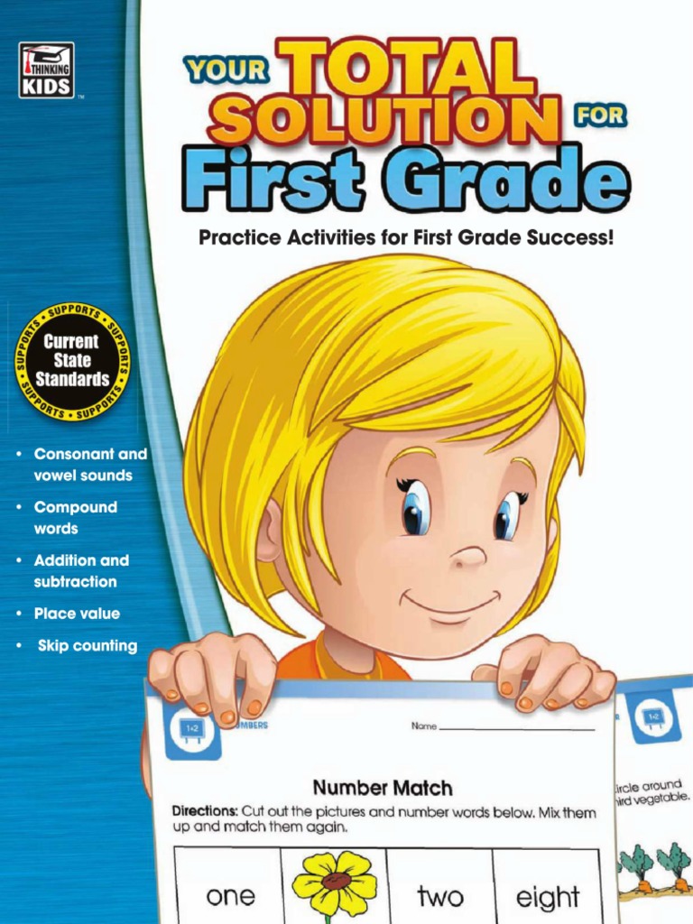 1your Total Solution For First Grade Workbook | PDF