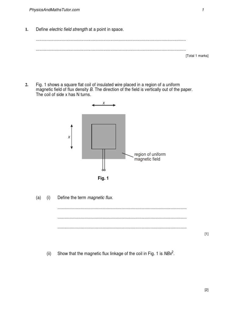 4.4 Electric & Magnetic Fields | PDF | Magnetic Field | Electric Current