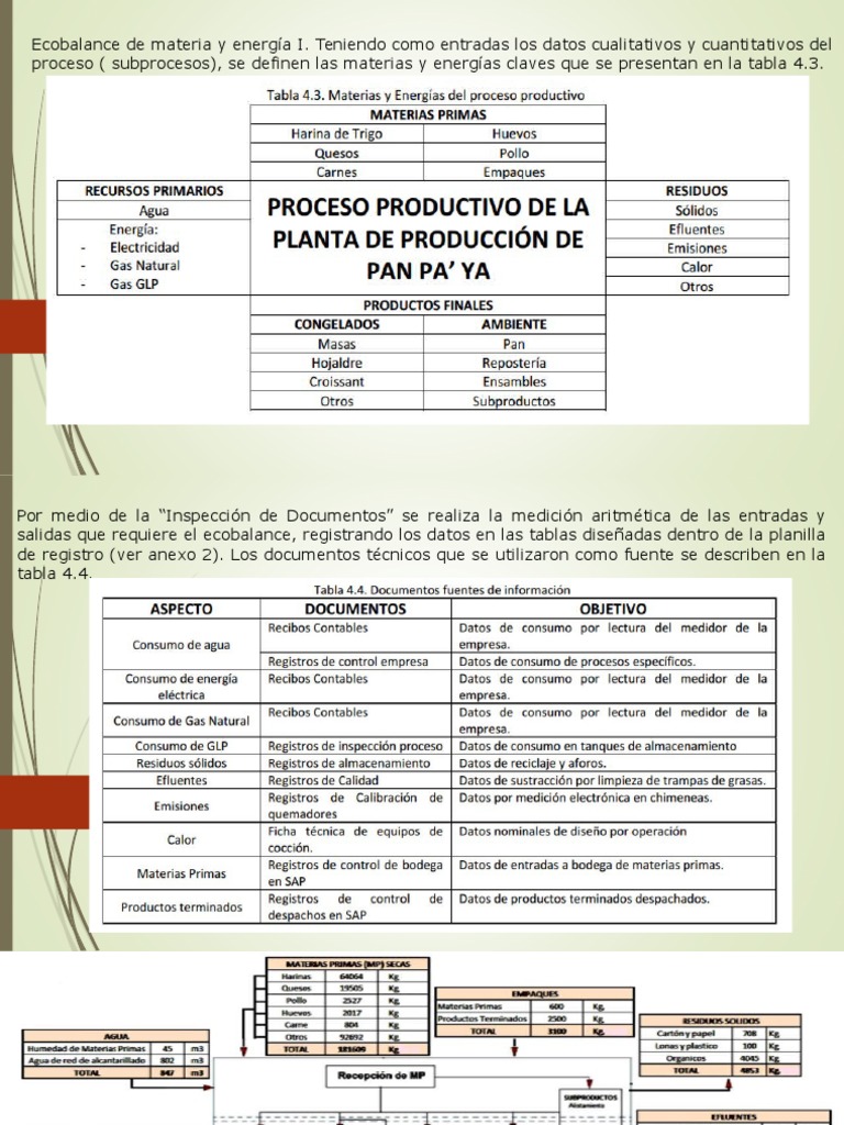 Ejemplo Entradas Salidas - Ecobalance | PDF