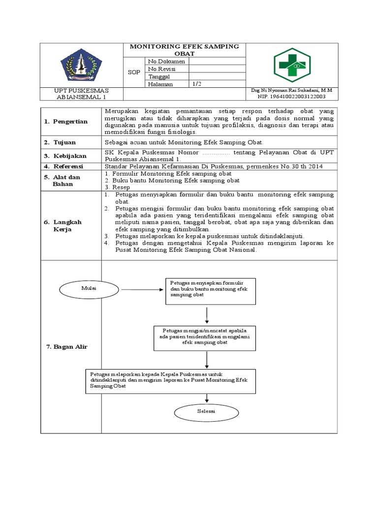 Monitoring Efek Samping Obat | PDF