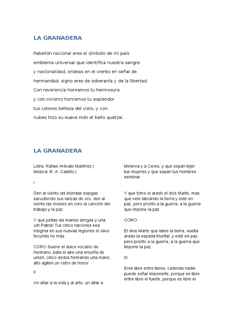 La Granadera | PDF