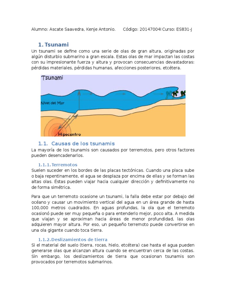 Tsunami | Tsunami | Temblores