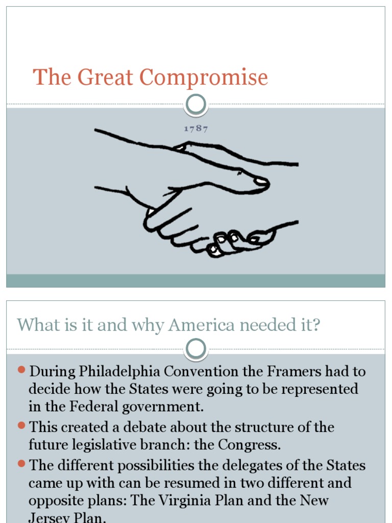 Great Compromise | PDF | American Political Philosophy | The United States