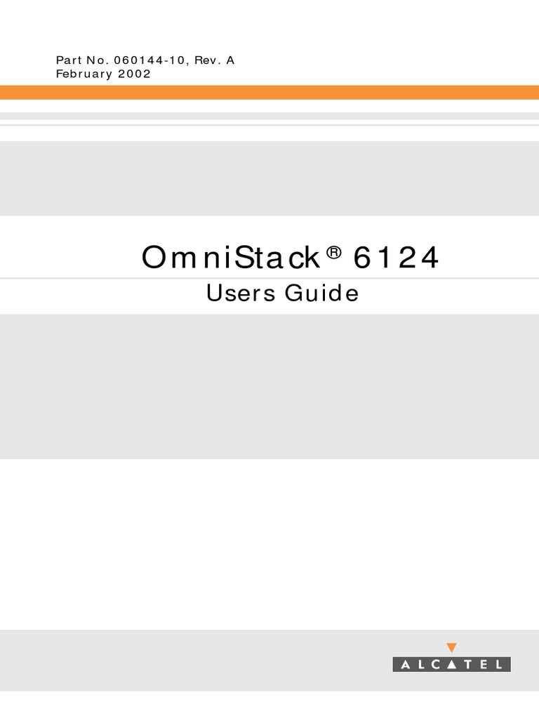 OmniStack 6124 User Guide PDF | PDF | Network Switch | Ip Address