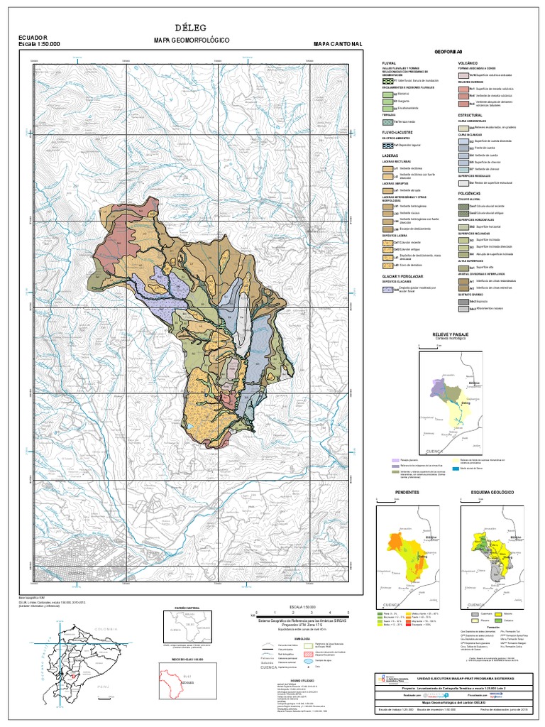 Geomorfologia Mapa Deleg | PDF | Geomorfología | Science