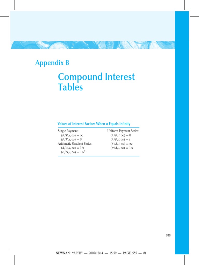 Compound Interest Factor Pdf Pdf Compound Interest Interest