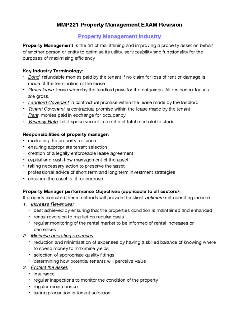 1952 Sample | PDF | Lease | Property Management