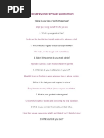 Proust Questionnaire | PDF