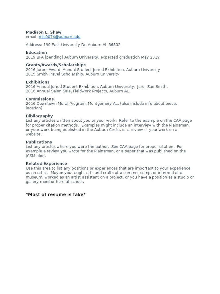 Orientation Resume | PDF
