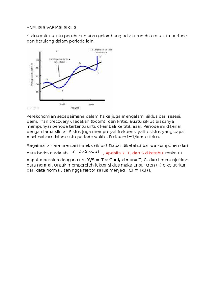 Analisis Variasi Siklis | PDF