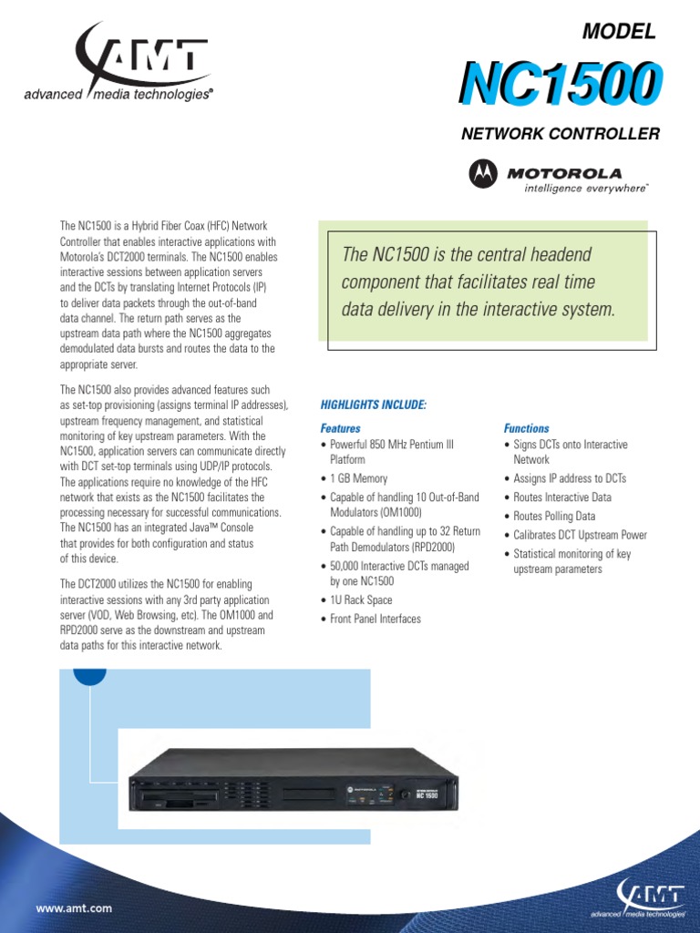 Nc1500 Network-Controller Amt | PDF | Internet Protocols | Computer Network