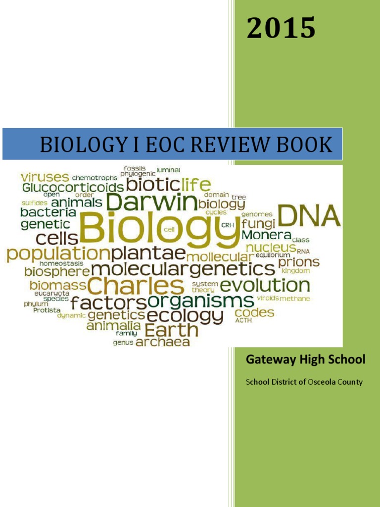 Biology I Eoc Review Book | PDF | Meiosis | Dominance (Genetics)