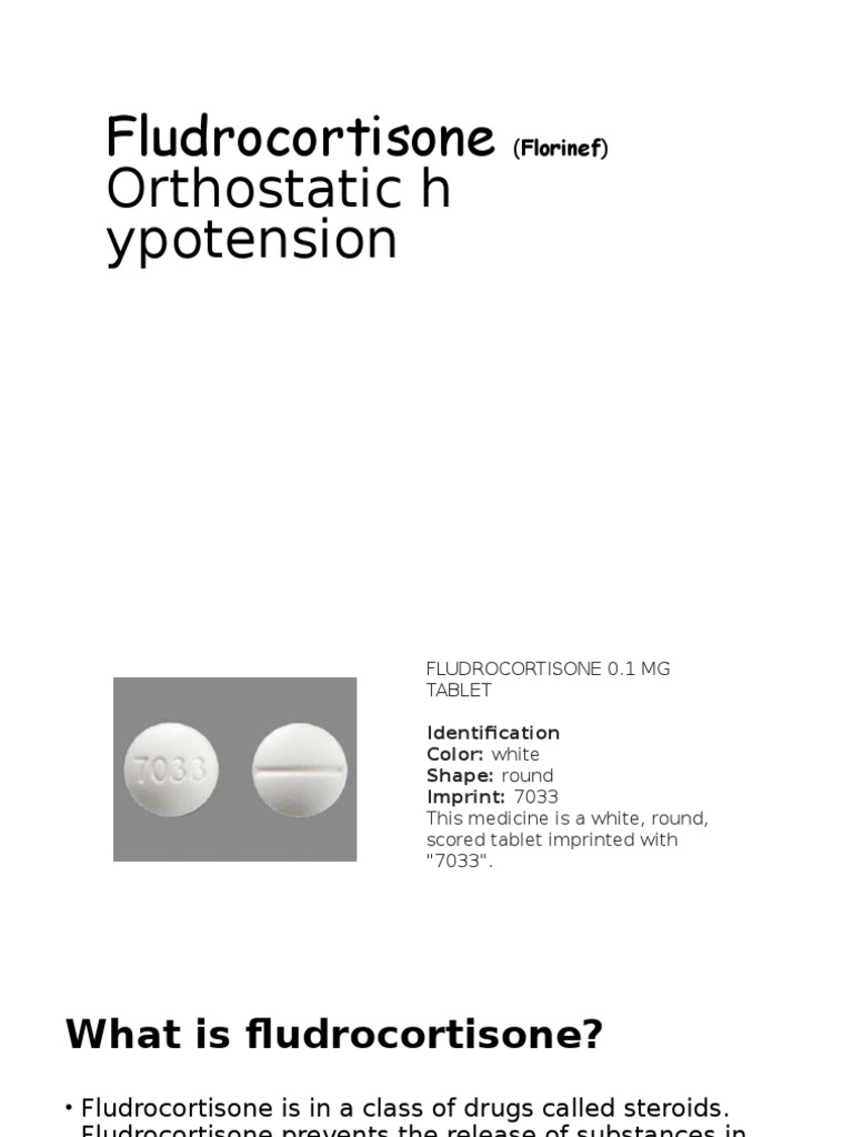 Fludrocortisone (Florinef) | PDF | Kidney | Pharmaceutical Drug