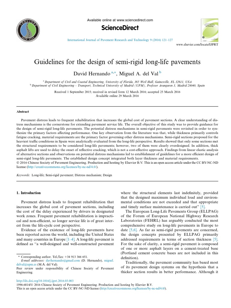 Guidelines For The Design of Semi-Rigid Long-Life Pavements ...