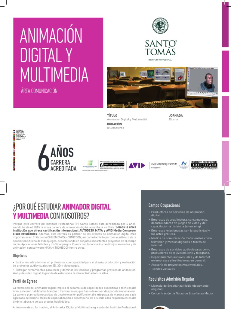 Ip Animacion Digital Multimedia 02 PDF | PDF | Animación | Autodesk Maya