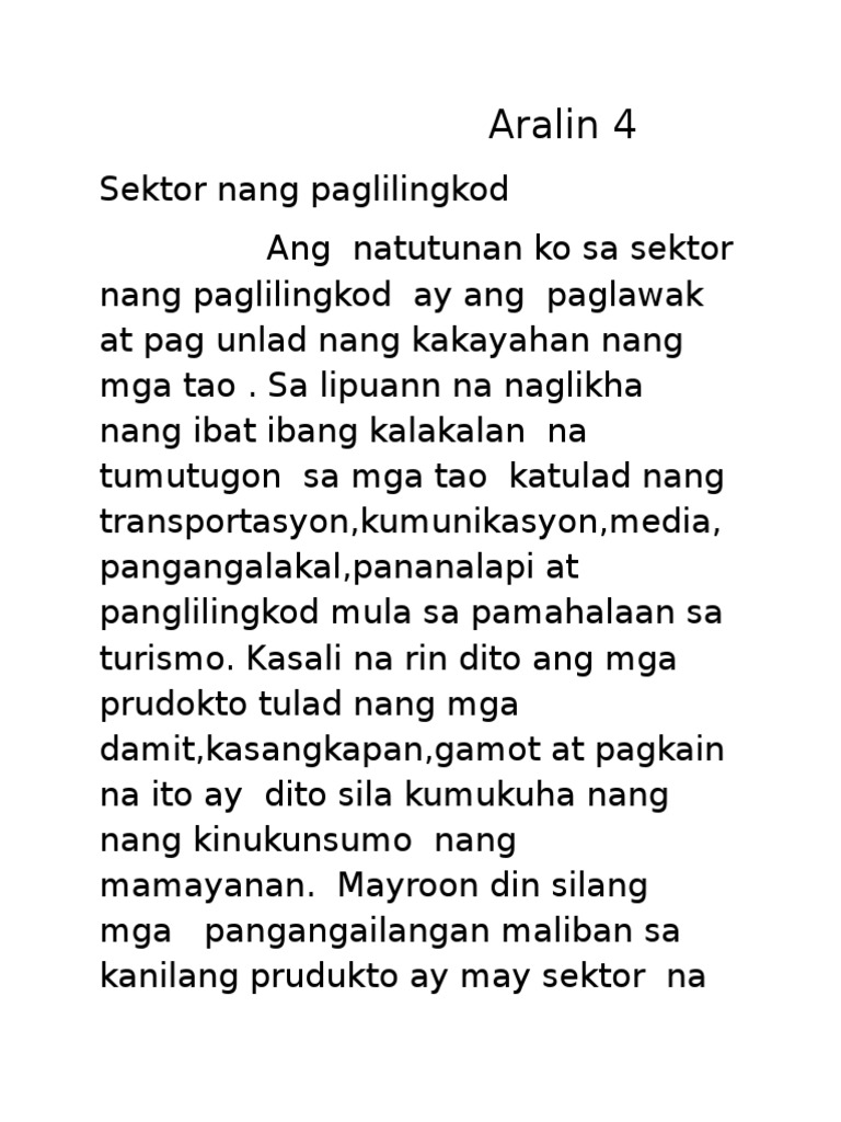 Aralin 4 Cabalinan | PDF