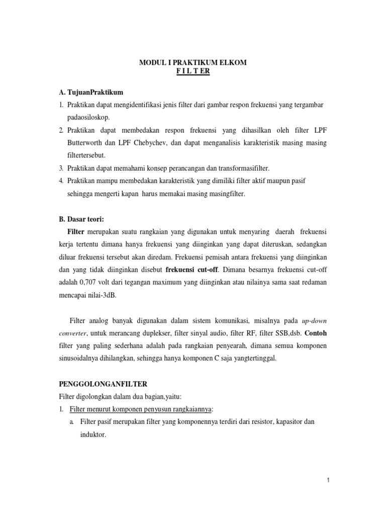 Modul Elkom d3 | PDF