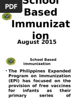 School Based Immunization | PDF | Vaccines | Public Health