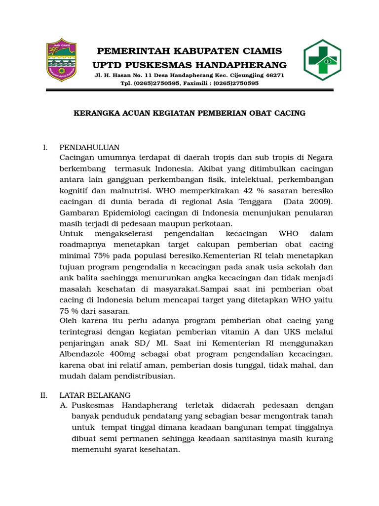 Kak Kecacingan | PDF