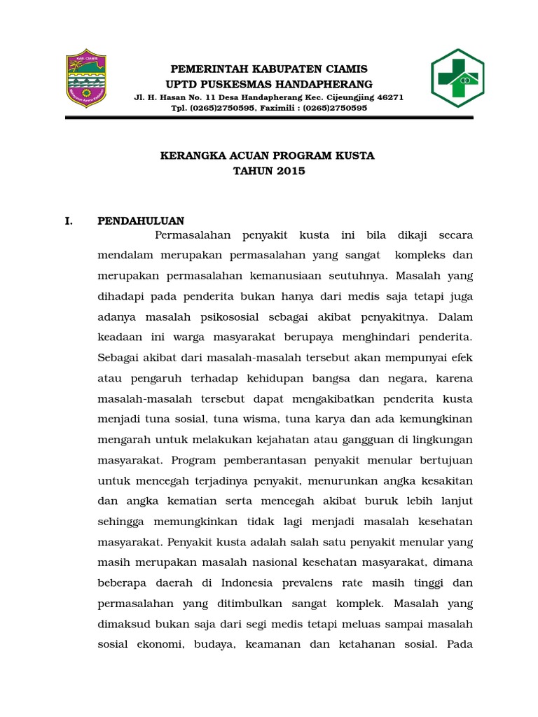 KAK Program Kusta | PDF