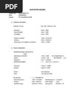 Agitator Calculations | PDF