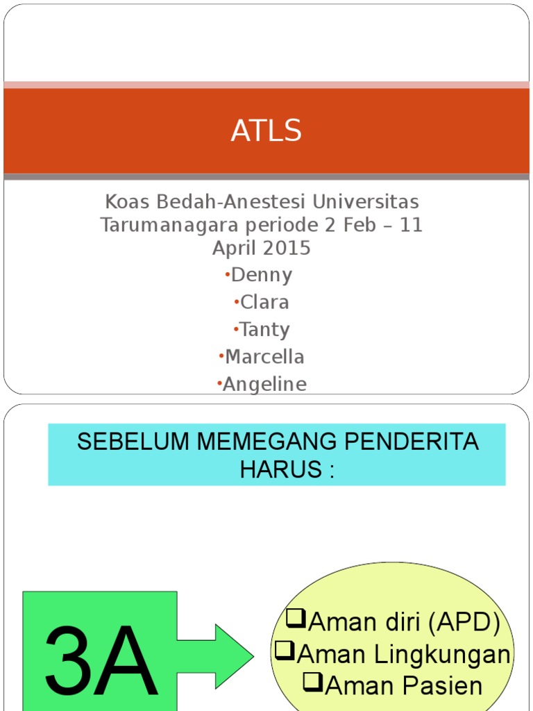 ATLS Triage | PDF | Kesehatan Holistik