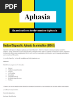 Boston Diagnostic Aphasia Examination | PDF | Medical Specialties ...