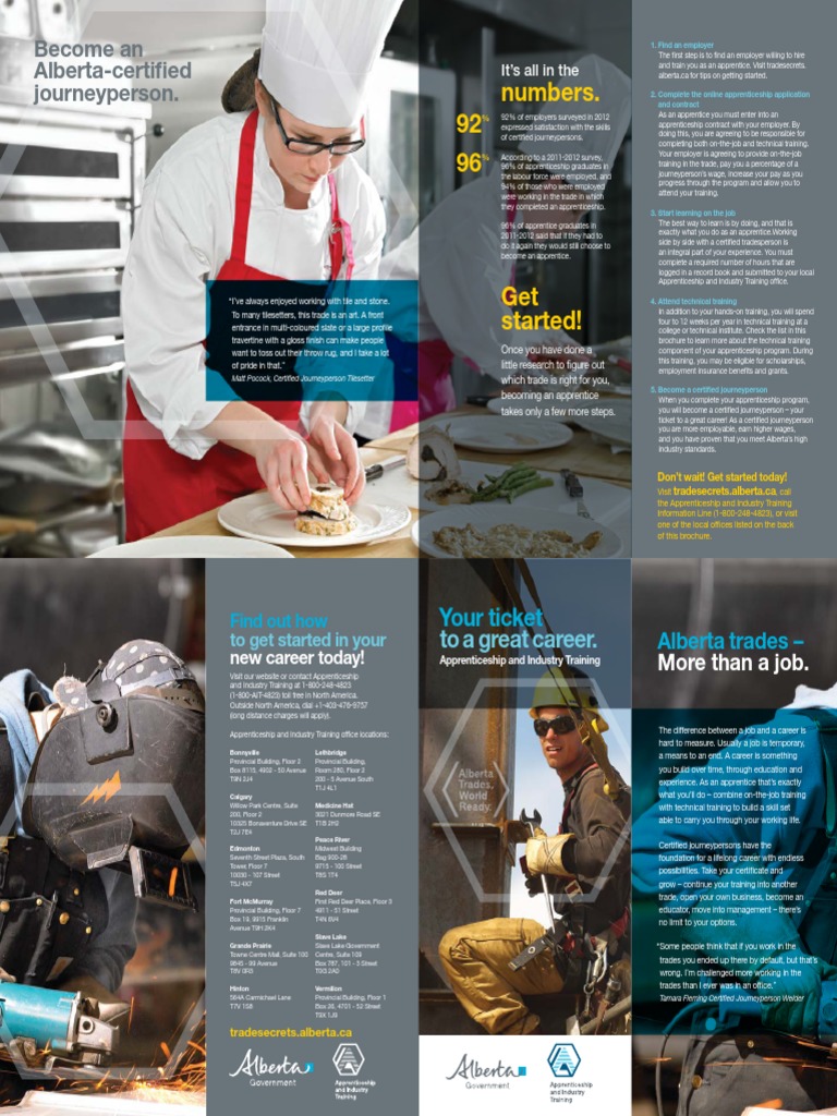 Numbers. 92 96: Become An Alberta-Certified Journeyperson | PDF ...