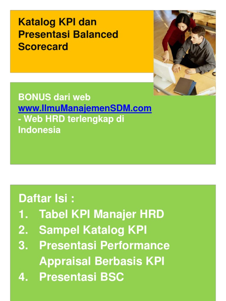 Template - Tabel KPI Dan BSC | PDF