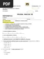 Prueba Diagnóstica Matemáticas 3º Básico | PDF | Calendario | Hora