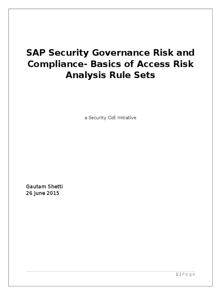 GRC Ara - Rule Sets | PDF | Risk | Business Process