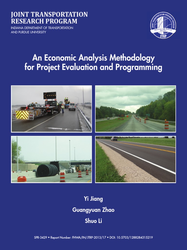An Economic Analysis Methodology For Project Evaluation and Programming ...