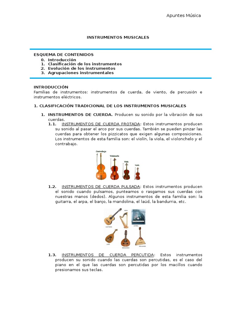 936946571.clasificacion de Instrumentos | PDF | Instrumentos de cuerda ...