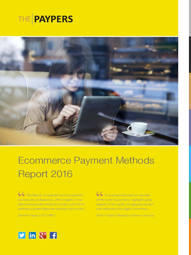 Ecommerce Payment Methods Report 2016 Aeu Global Payments Insights PDF ...