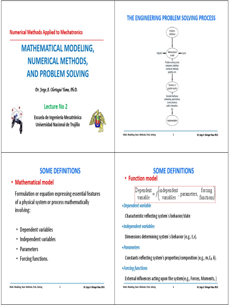Mathematical Modeling, Numerical Methods, and Problem Solving | PDF | Numerical Analysis ...