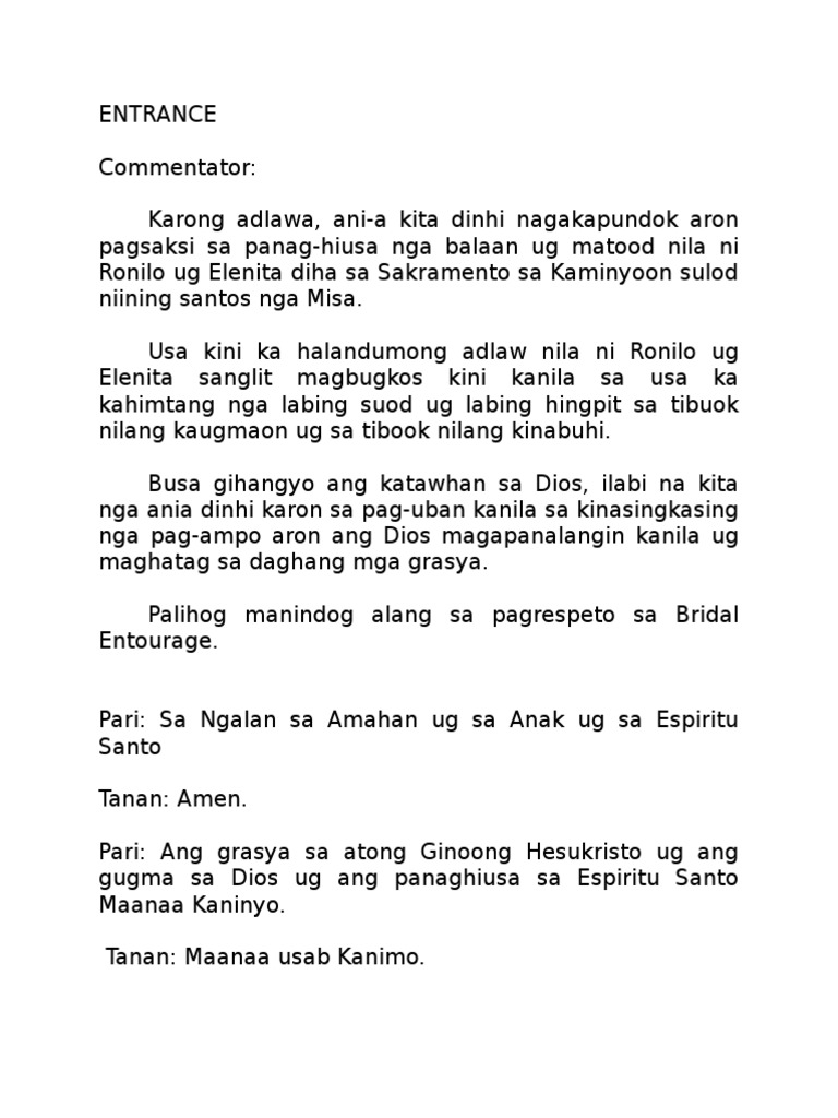 Misalet Bisaya | PDF