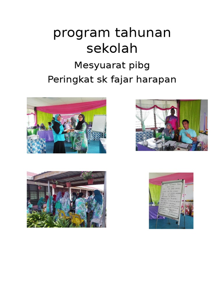 Program Tahunan Sekolah | PDF