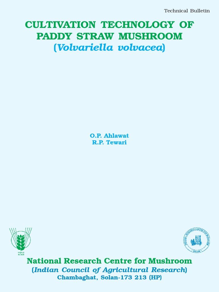 (Volvariella Volvacea) : Cultivation Technology of Paddy Straw Mushroom ...